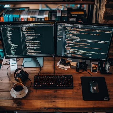Free Coders Workspace Setup Image Download At Stockcake