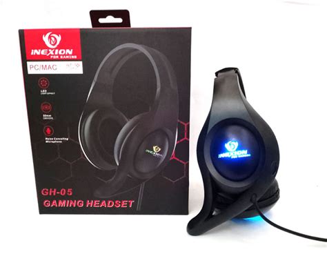 Nexion Gh 05 Gaming Headset Led Light 2 Meter Cable Usb Wired With