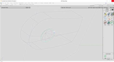alias 2022 surface fillet tool and round tool fail and crash alias but
