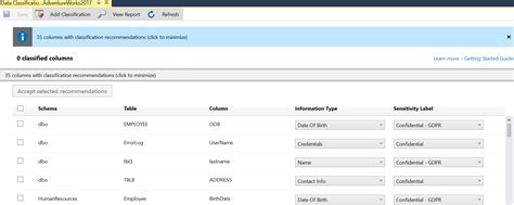 Sql Data Discovery And Classification Sql Bi Tutorials