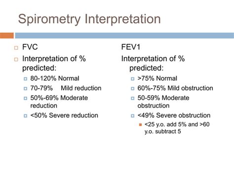 Bedside Respiratory Assessment And Spirometry Pptx
