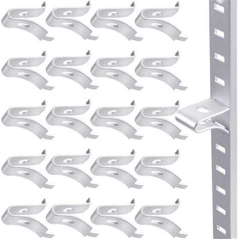 Oiiki 40 Pcs Cabinet Shelf Clips Aluminum Adjustable Shelf