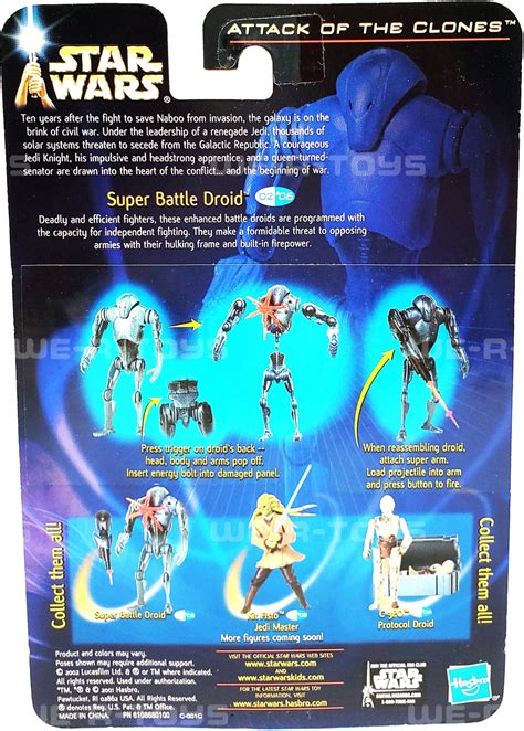 Star Wars Episode Ii Attack Of The Clones Super Battle Droid Action