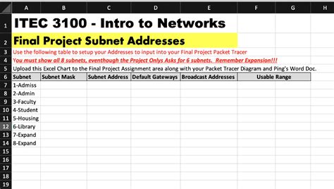 Solved A B C D E F G H 1 Itec 3100 Intro To Networks 2