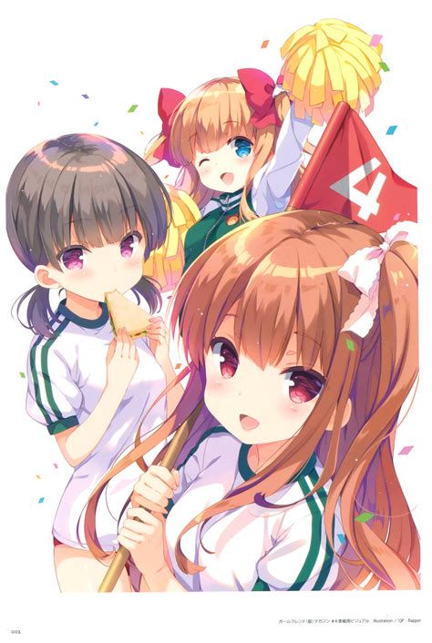 ガールフレンド仮朝比奈桃子 鴫野睦 優木苗 壁紙 tsundora