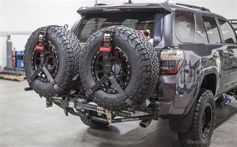 Westcott Designs Locking Hitch Mounted Rear Rack For Toyota 4runner