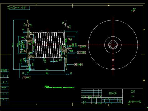矿用绞车设计【含8张cad图纸】autocad 2007模型图纸下载 懒石网