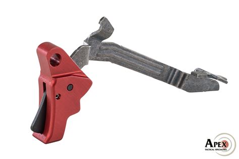 apex action enhancement trigger and gen 5 trigger bar red