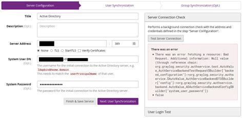 New Install Ad Failing Graylog Central Peer Support Graylog Community