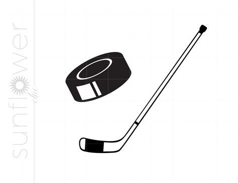Hockey Puck Clipart Black And White