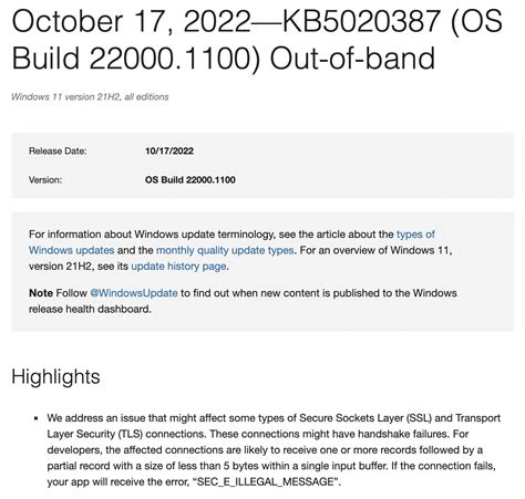 Microsoft Releases Out Of Band Windows 11 Update Kb5020387 Softpedia