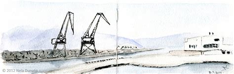 Seascapes And Urban Sketches 20122016 Nela Dunato Art And Design