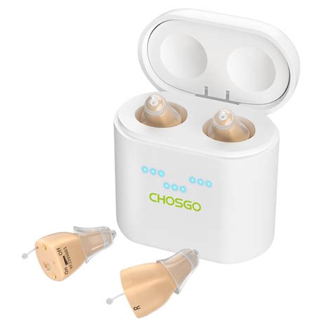 Перезаряжаемый безрецептурный слуховой аппарат Cic внутриканальный усилитель слуха для пожилых