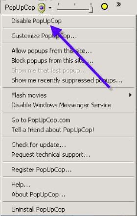 How To Disable Common Pop Up Blockers