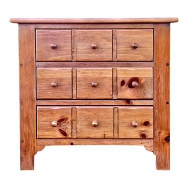 Ethan Allen Pine Country Craftsman Apothecary Style Nightstand 2nd