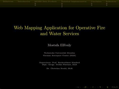 pdf web mapping application for operative fire and water services
