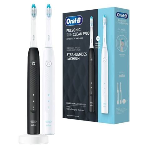 Комплект 2 броя електрически четки за зъби Oral B Pulsonic Slim Clean 2900 2 режима на