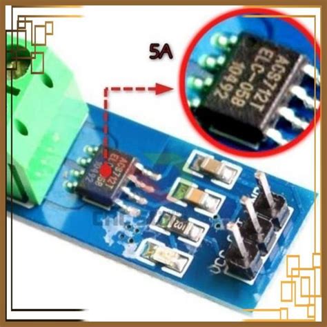 Jual Pcm Sensor Arus Acs712 Acs 712 5a 5 Ampere 5ampere A Arduino Shopee Indonesia