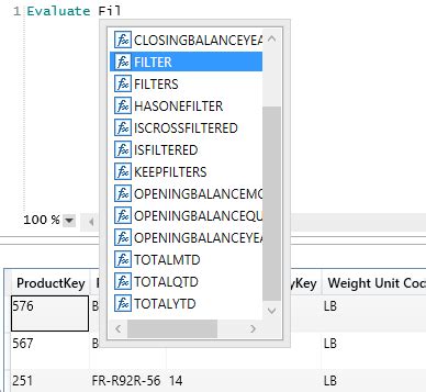 Query Editor DAX Studio