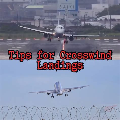 Aviation Review Materials Tips For Crosswind Landings ️ Crosswind