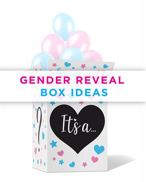 Gender Reveal Box Decoration Ideas Shelly Lighting