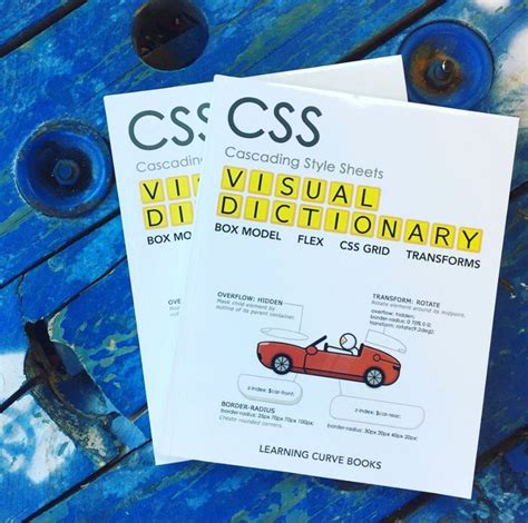 css book review css visual dictionary 2nd edition visual dictionary