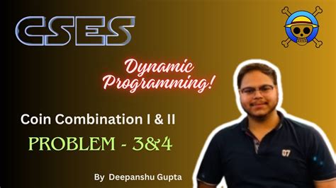 Cses Problem Set Dynamic Programming Coin Combination I And Ii Lecture 3 Youtube