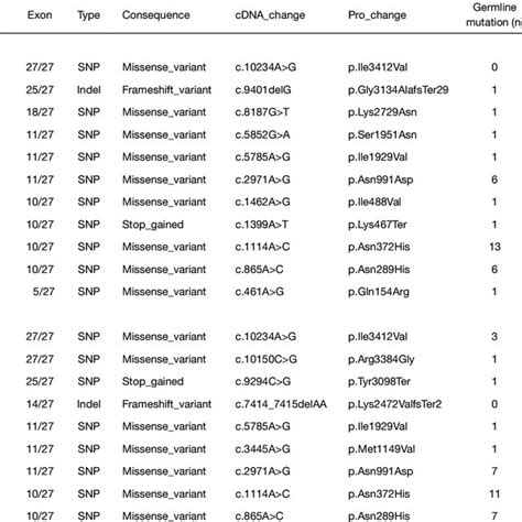 Brca2 Gene Mutations Detected By Two Platforms Download Scientific Diagram