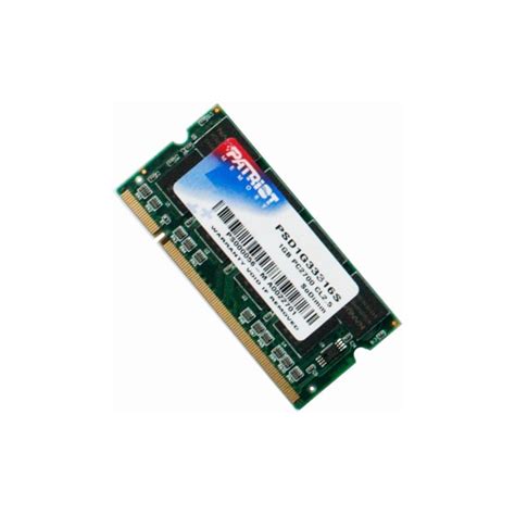 Patriot 1gb Pc2700 Ddr 333mhz Notebook Memory Kth Zd70001g