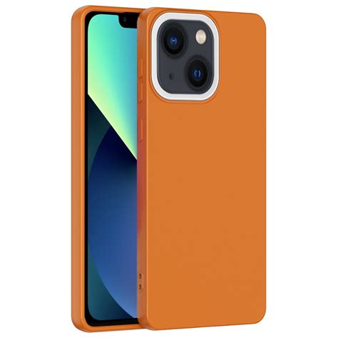 Eagle Eye Lens Oily Feel TPU PC Phone Case For IPhone 14 Max Brown Alexnld Com