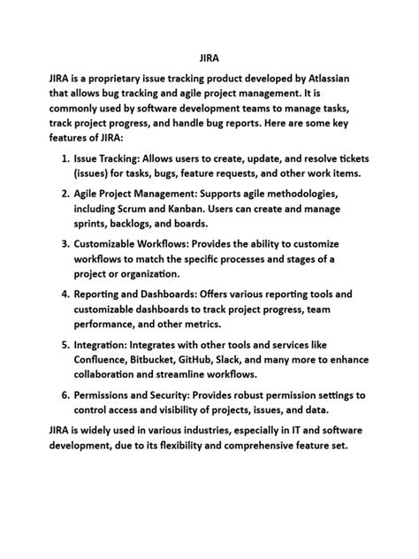the concept of jira pdf business technology and engineering