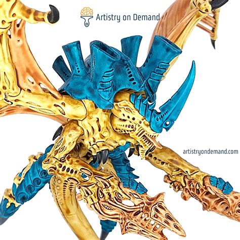 Winged Hive Tyrant With Twin Devourers 360 Video In The Comments R Warhammer40k