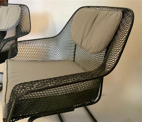 1950s Woodard Sculptura Settee And Lounge Chair For Sale At 1stdibs