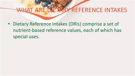 Dietary Reference Intakes Pptx