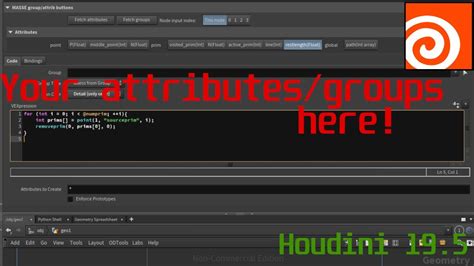 Attributegroup Fetch Buttons For Houdini Tool Youtube