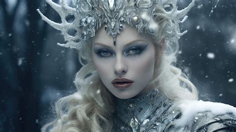 Premium Photo Snow Queen
