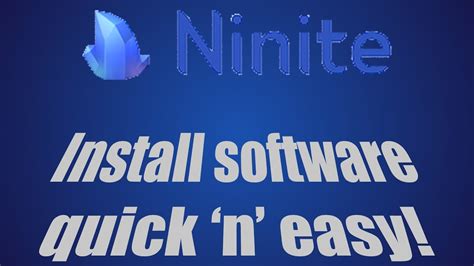 Ninite Easy All In One Software Installer Youtube