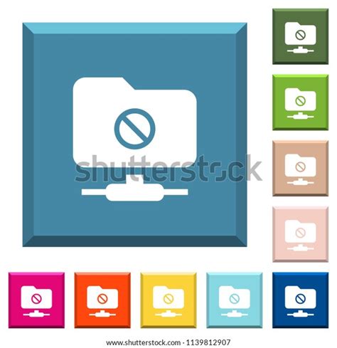 Ftp Disabled White Icons On Edged Stock Vector Royalty Free 1139812907 Shutterstock
