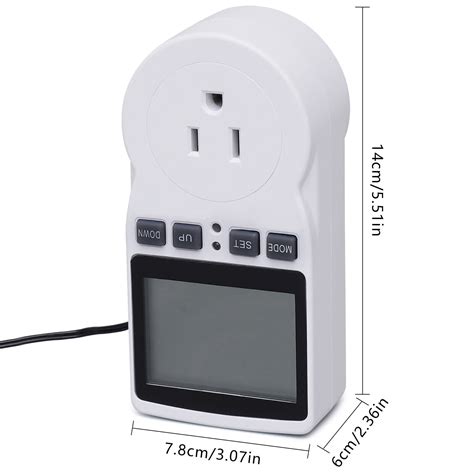Digital Thermostat Outlet Plug Electronic Timer Switch Controller Us Ebay