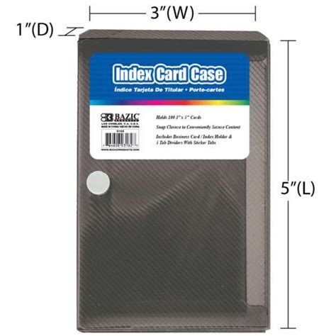 3 X 5 Index Card Case W 5 Tab Divider 36 Pack Geyer Instructional