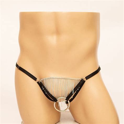 Sexy Metal Tassel Rings G String Thong Brief Martingoog