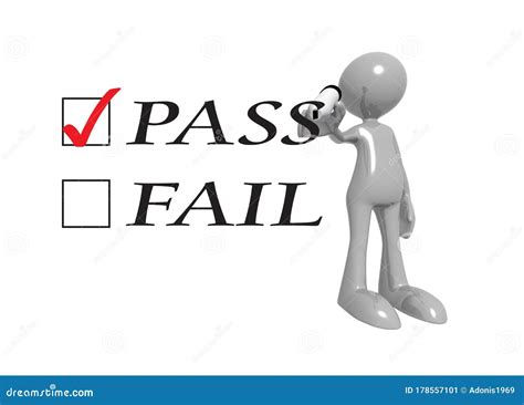 Pass And Fail Thumbs Up And Down Icon Cartoon Vector Cartoondealer