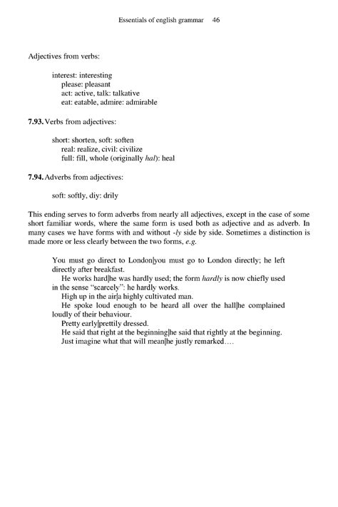 Essentials Of English Grammar 1 46 Essentials Of English Grammar 46