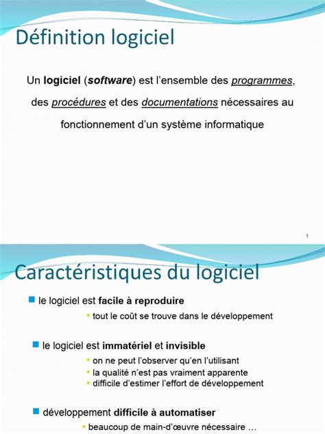Introduction Génie Logiciel Pdf Développement De Logiciel Logiciel