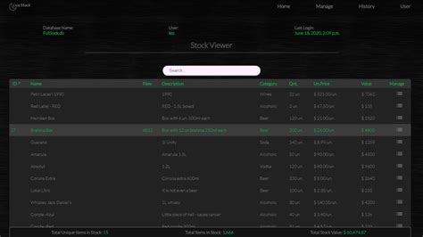 Stock Management System