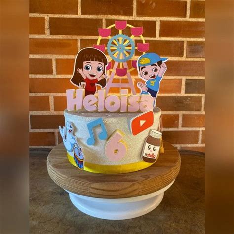 Topo De Bolo Gi Luccas Neto Elo7 Produtos Especiais Em 2025 Topo De Bolo Bolo Luccas Neto