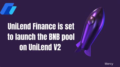 Unilend Finance Is Into Launching Unilend V2 On Bnb Pool Rcryptokami