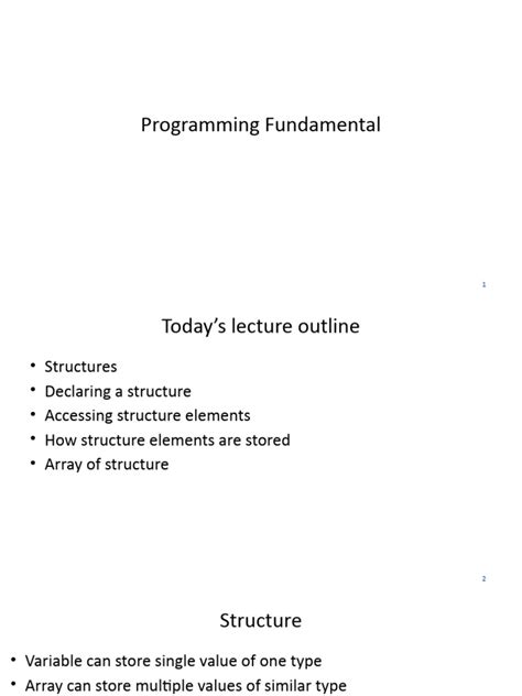 Structures Download Free Pdf Variable Computer Science Scope
