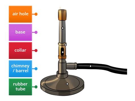 Diagram Of Bunsen Burner With Label At Lilian Shepherdson Blog