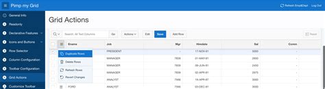 Hide Row Actions Column Header In Interactive Grid Oracle Forums